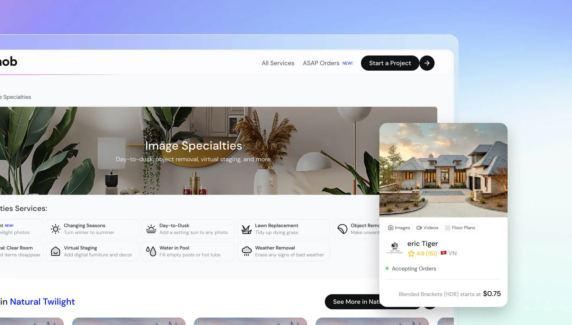 The Real Estate Media Editing Marketplace | Pixlmob